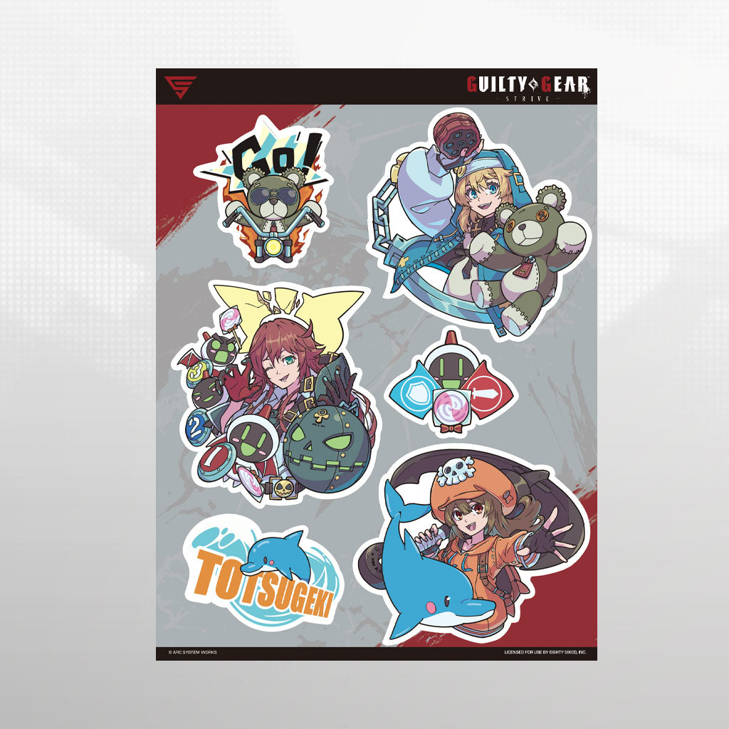 Guilty Gear - Strive Sticker Sheets - Eighty Sixed
