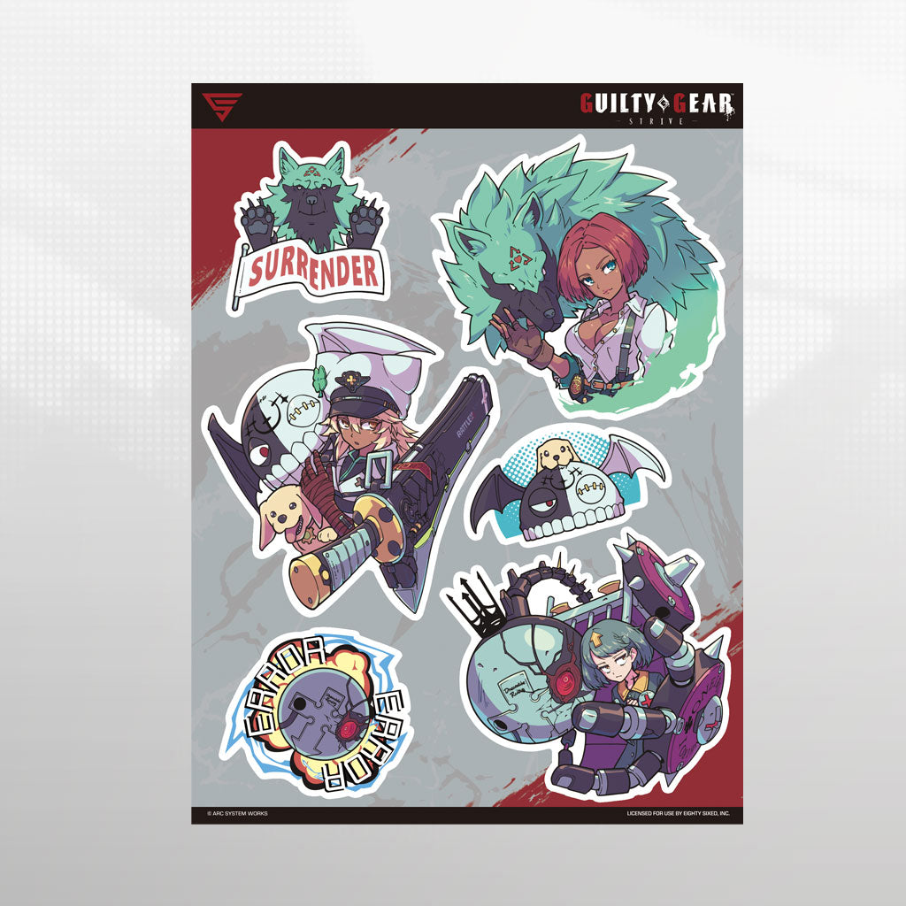 Guilty Gear - Strive Sticker Sheets - Eighty Sixed