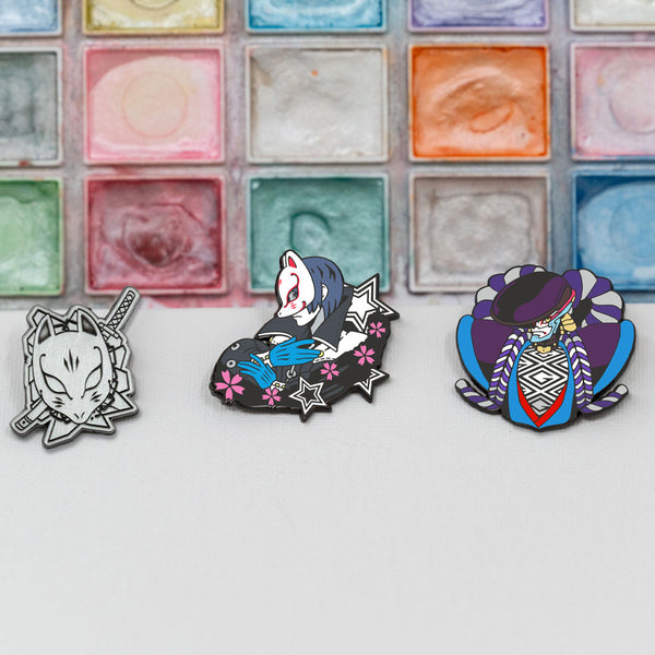 Persona 5 - Fox Pin Set - Eighty Sixed