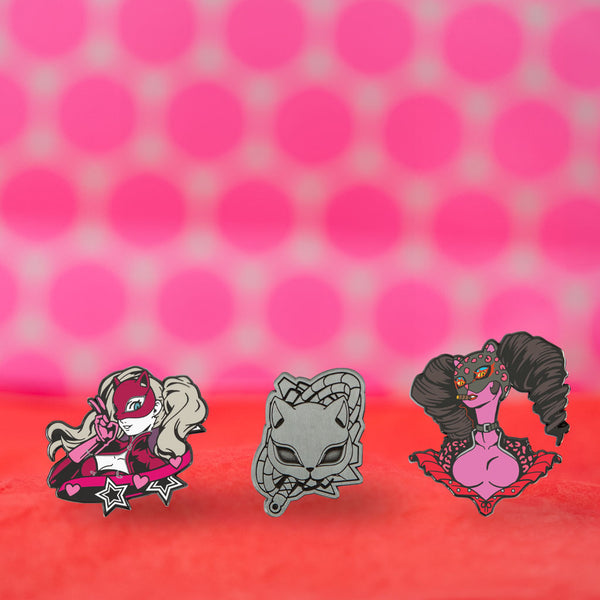 Persona 5 - Panther Pin Set - Eighty Sixed