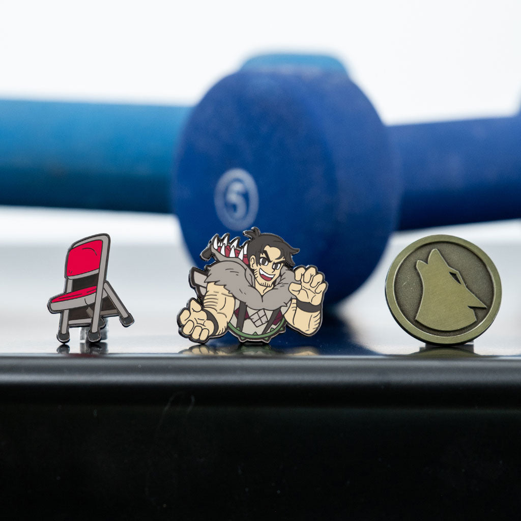Skullgirls Beowulf Pin Set Eighty Sixed