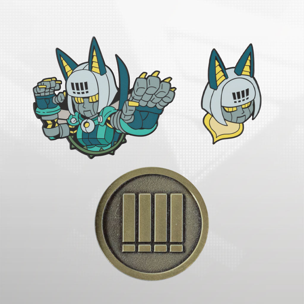 Skullgirls - Robo Fortune Pin Set - Eighty Sixed