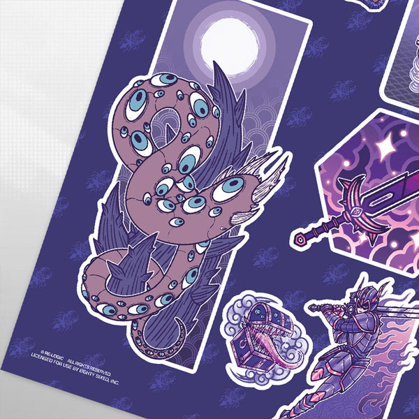 Terraria - Corruption Biome Sticker Sheet - Eighty Sixed