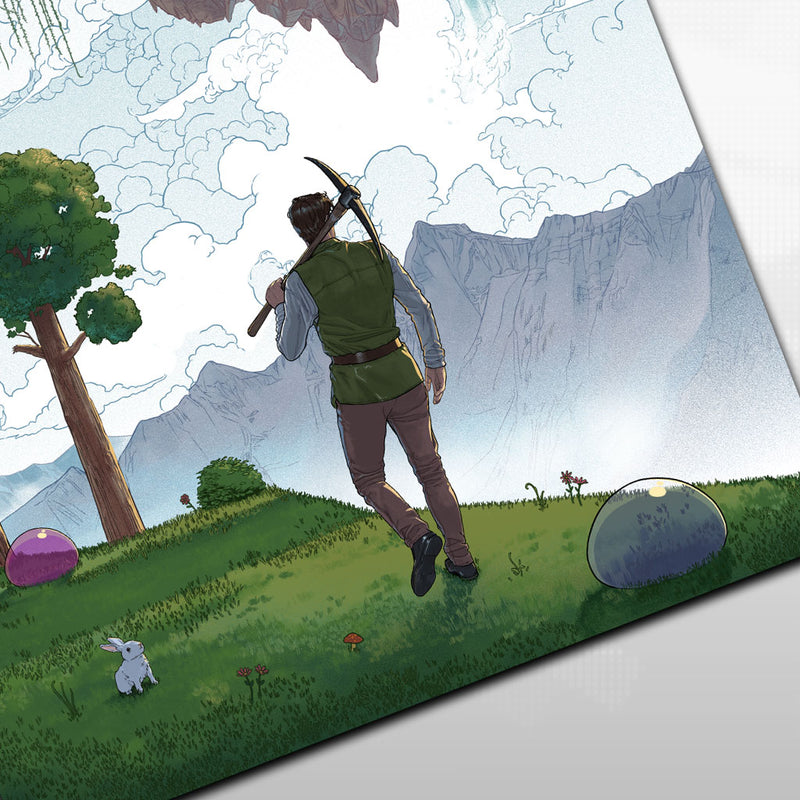 Terraria Explorer Poster Eighty Sixed