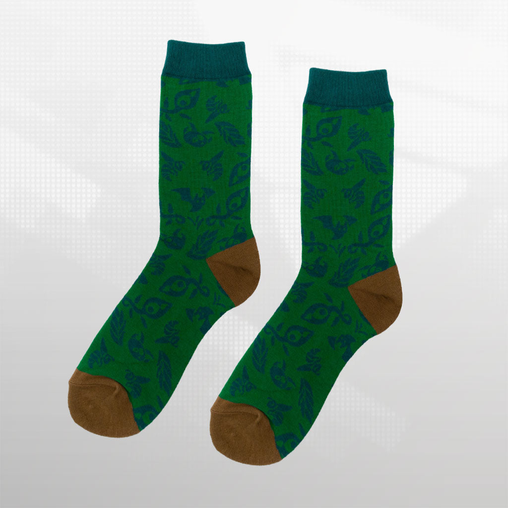 Terraria - Jungle Biome Socks - Eighty Sixed